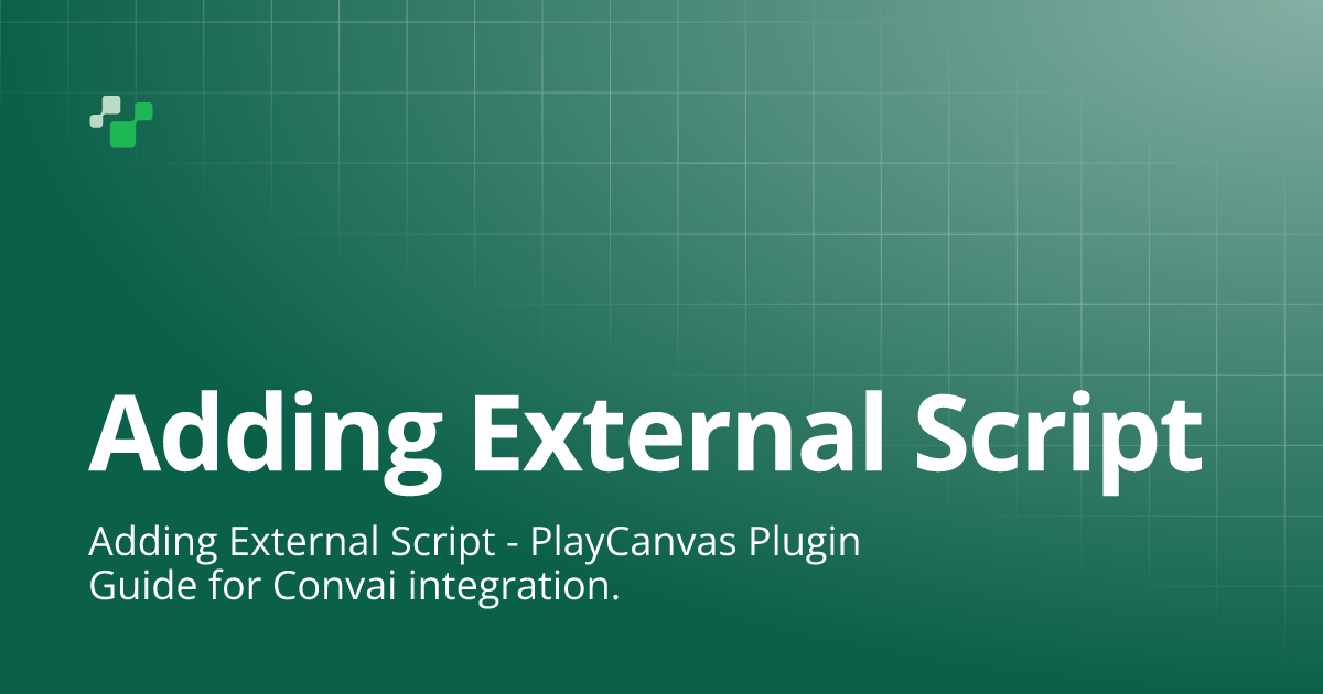 Adding External Script Convai Documentation 3918